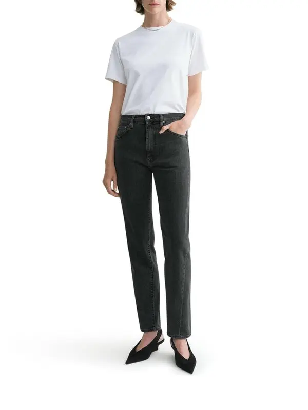TOTEME Twisted Seam Denim Grey - Gray