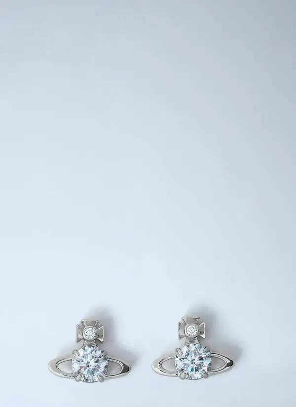 VIVIENNE WESTWOOD Reina Orb Stud Earrings - Silver