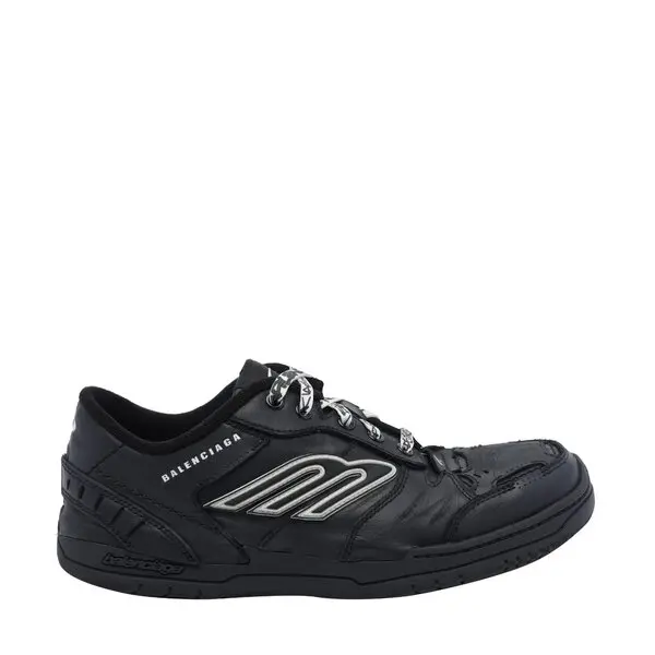 Balenciaga Hamptons Worn-out Sneakers - Black