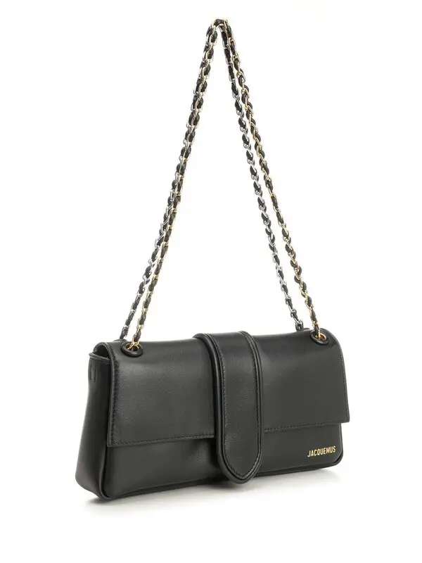 Jacquemus Le Bambino Chaine Shoulder Bag - Black