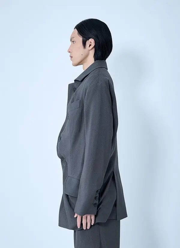 VIVIENNE WESTWOOD Asymmetrical Wool Blazer