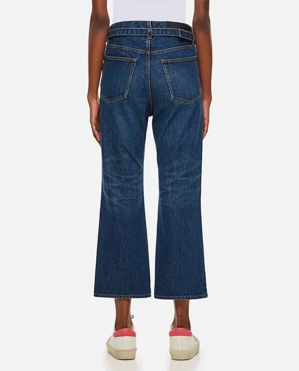 Sacai Boot-cut Denim Trousers - Multicolor