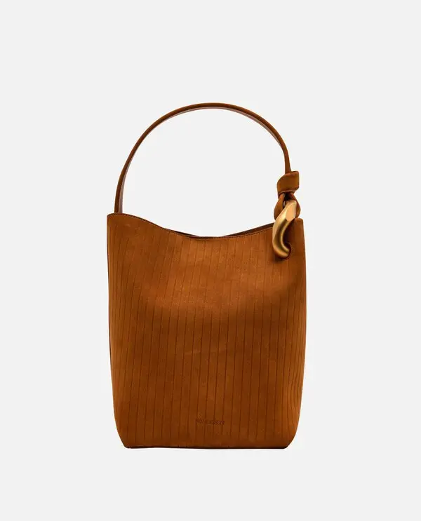 JW Anderson Jwa Corner Bucket Suede Bag