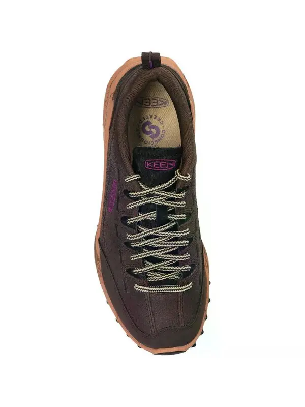 Keen Jasper Zionic Leather Low-top Sneakers - Brown