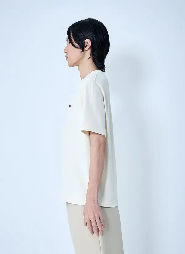 Jacquemus Le T-shirt Gros Grain - Cream
