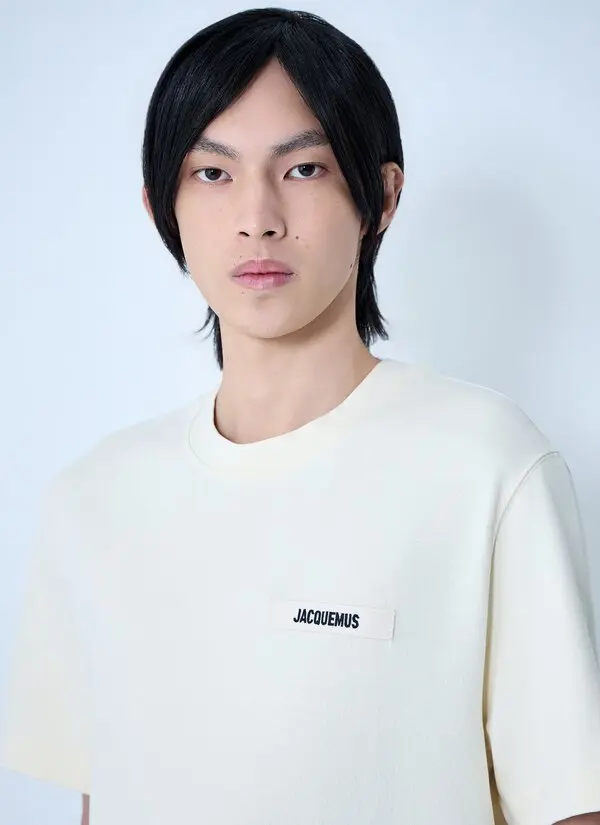 Jacquemus Le T-shirt Gros Grain - Cream