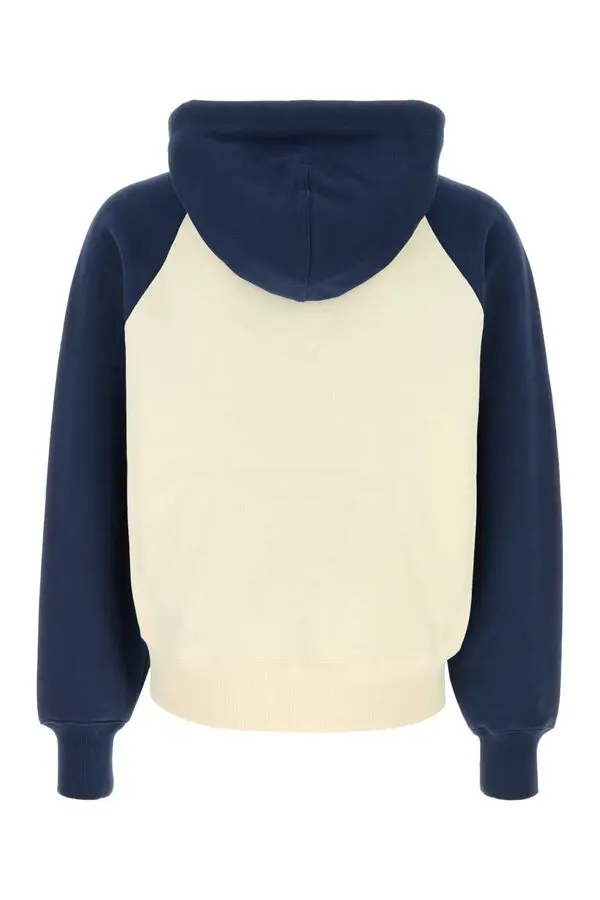 AMI Paris Two-tone Cotton Sweatshirt