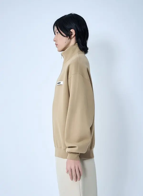 Jacquemus Le Camionneur Gros Grain Zip Sweatshirt