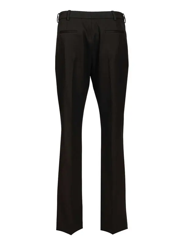 Balenciaga Slim Tailored Trousers - Black