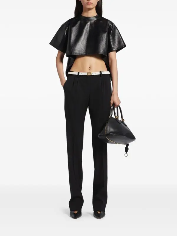 Balenciaga Slim Tailored Trousers - Black
