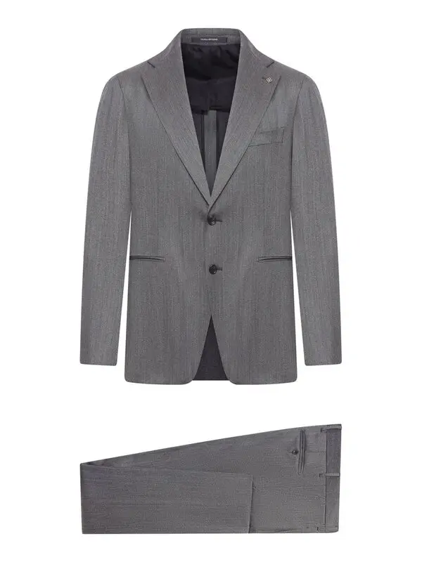 Tagliatore Tailored Wool Suit - Multicolor