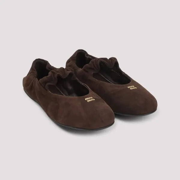 Miu Miu Ballerinas - Brown