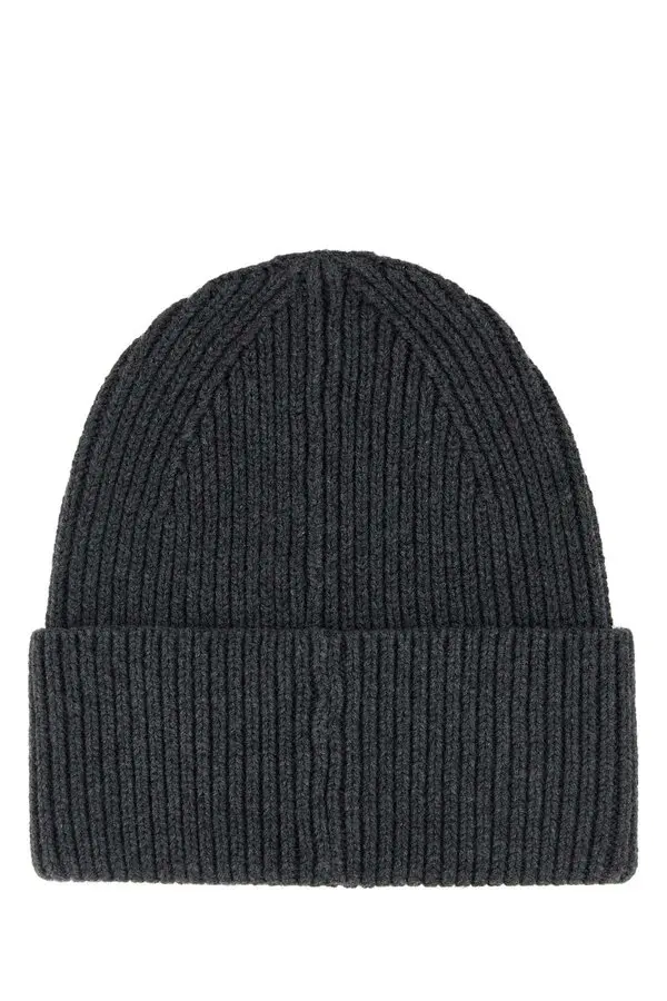 Isabel Marant Étoile Charcoal Stretch Cotton Blend Beanie Hat - Gray