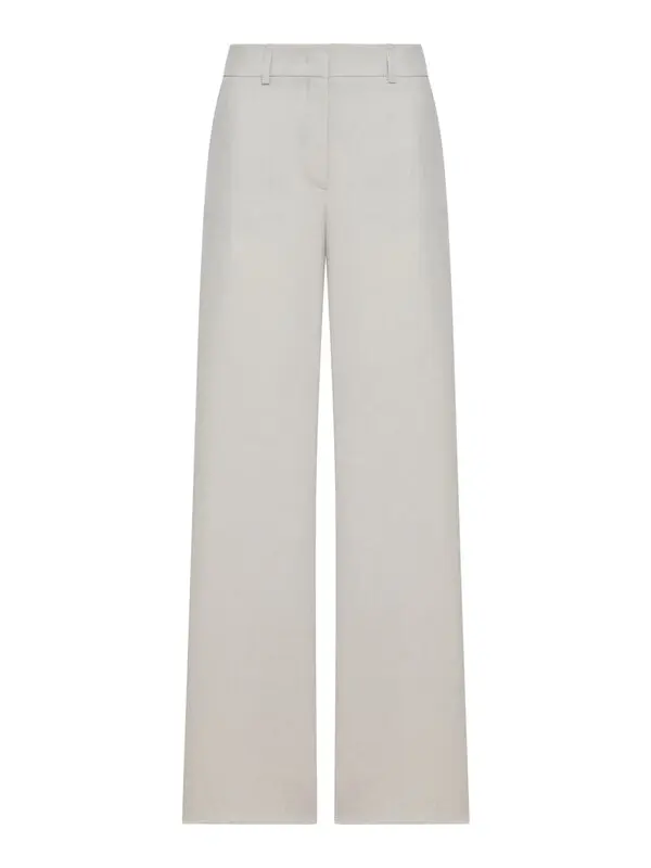Giorgio Armani Tailored Linen Wide Leg Trousers