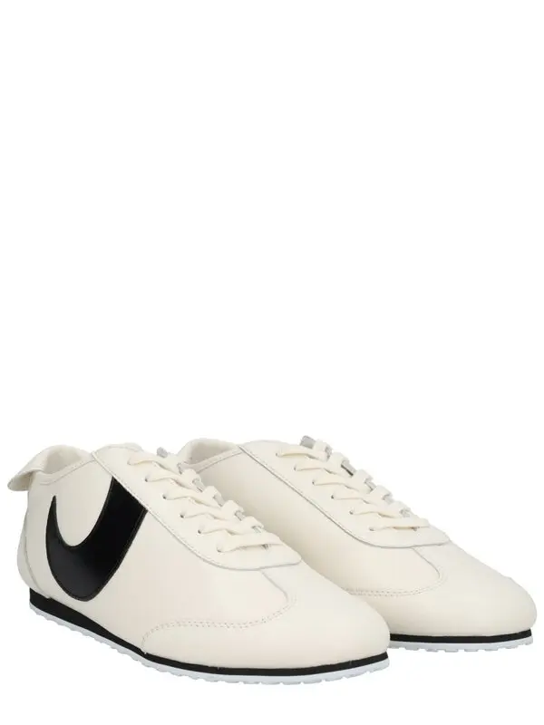 MARINE SERRE Astra Leather Sneakers - White