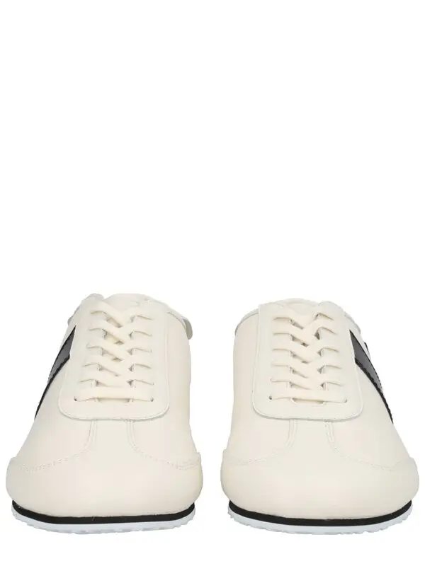 MARINE SERRE Astra Leather Sneakers - White
