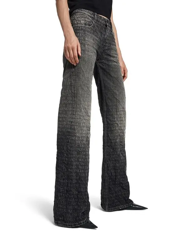 Balenciaga Wide-leg Denim Trousers