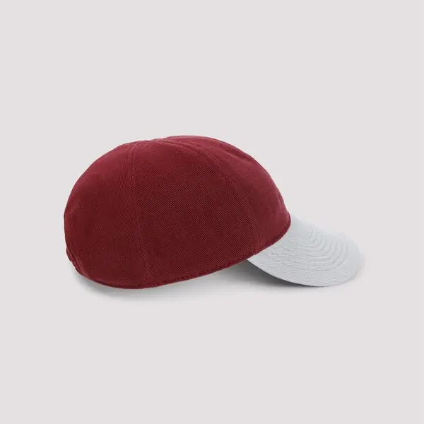 Miu Miu Cotton Cap With Embroidered Logo - Multicolor