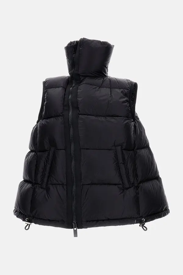 Sacai Quilted Puffer Gilet - Multicolor