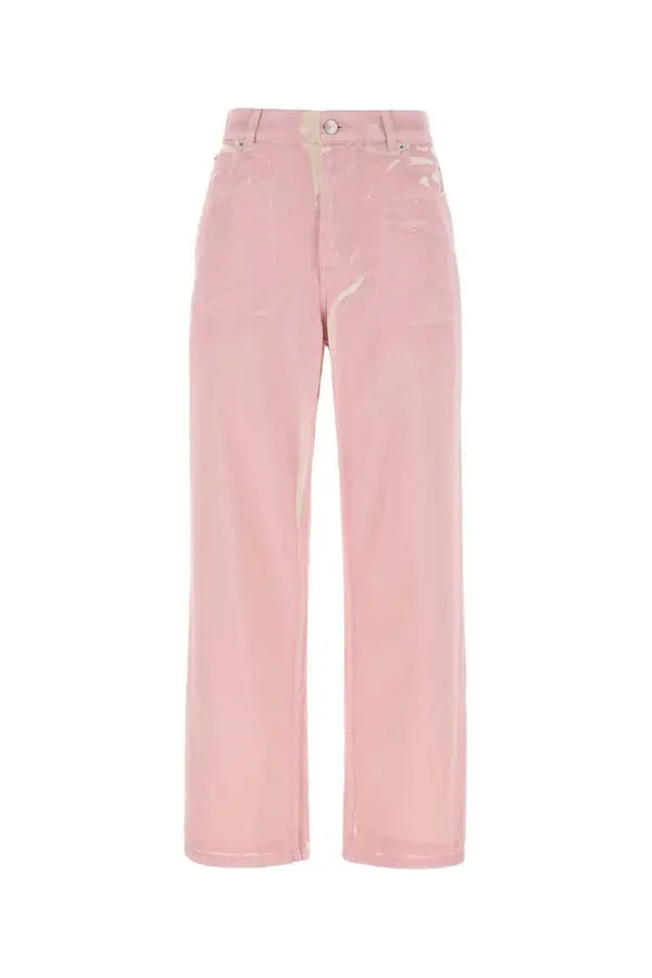 Marni Cotton Denim Jeans - Pink