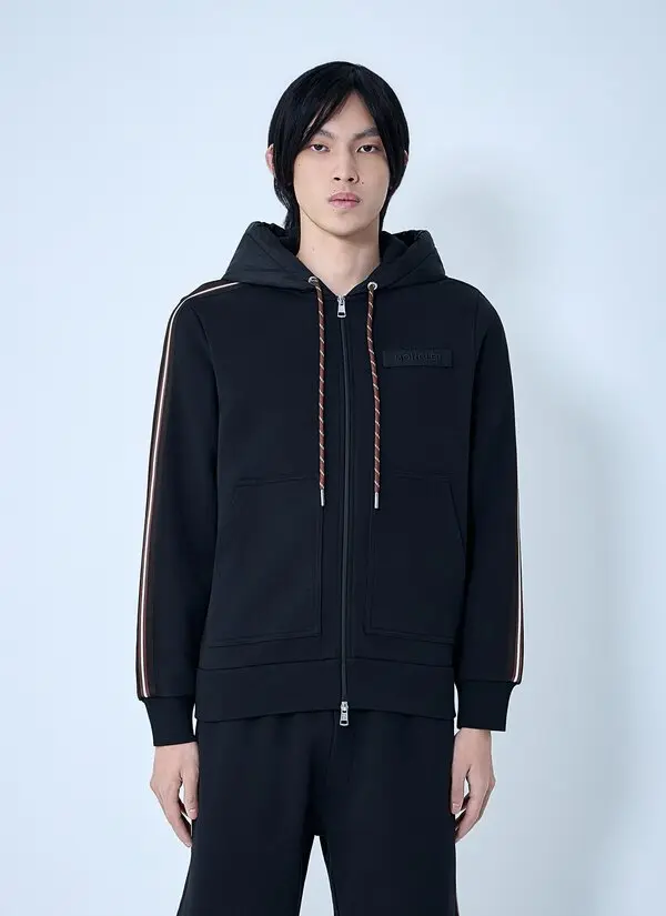 Moncler Zip-up Hoodie With Logo Detail
