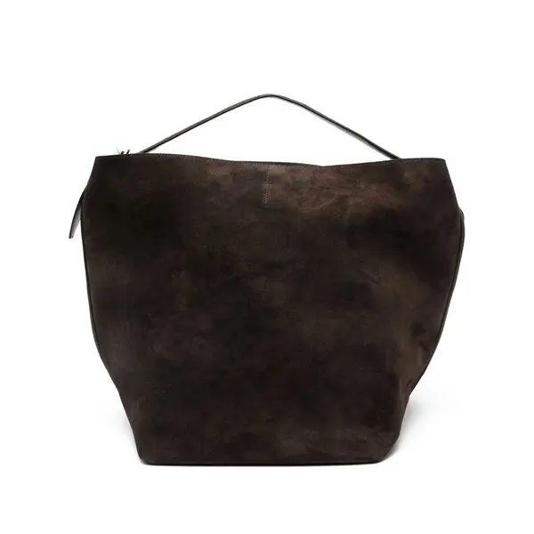 TOTEME Suede Tote Bag - Brown