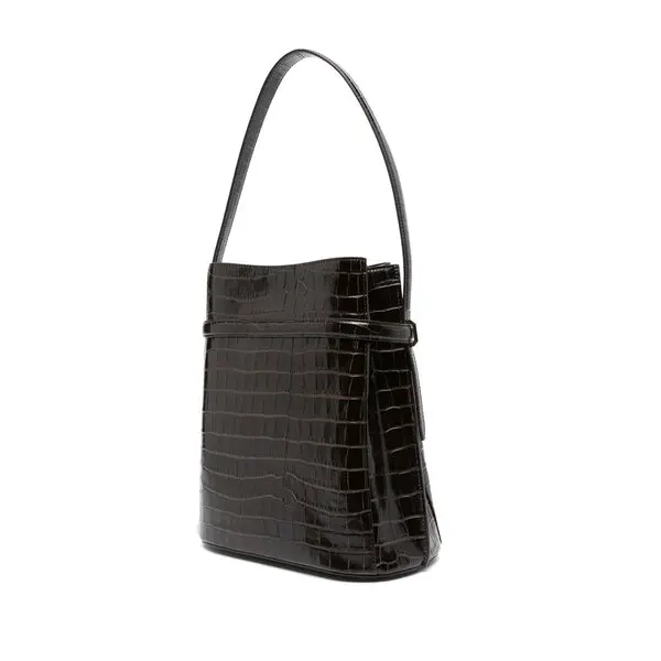 TOTEME Croc-effect Calf Leather Bucket Bag