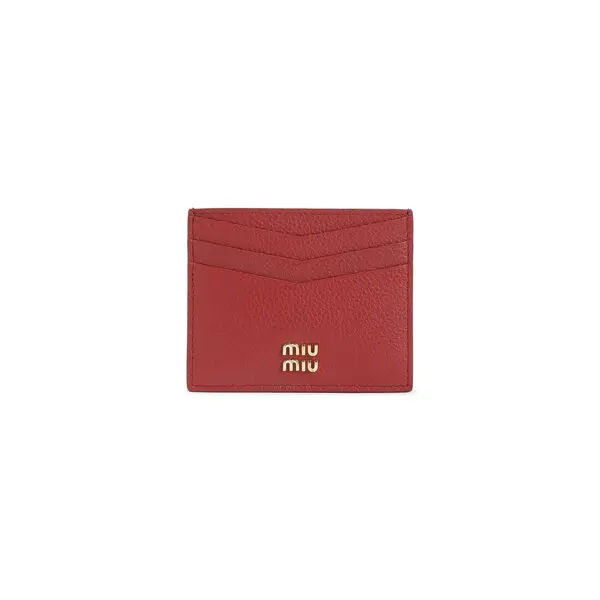 Miu Miu Credit Card Case - Red