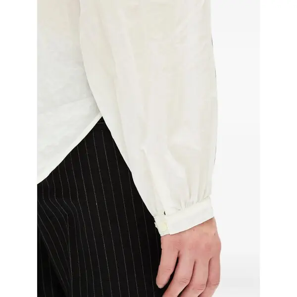 ANN DEMEULEMEESTER Cotton Ruffled Button-fastening Shirt