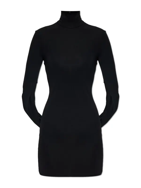 Alexander Wang Mini Draped Dress - Black