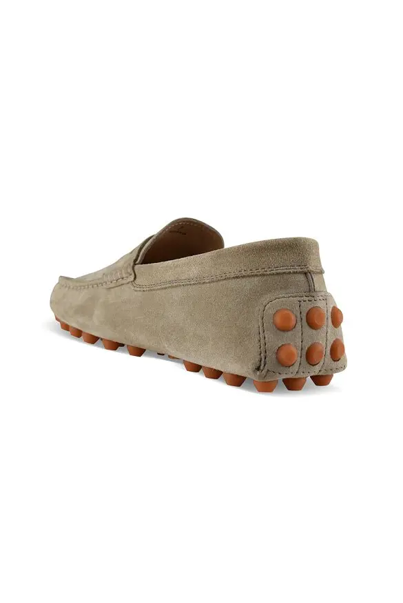 TOD'S Gommino Bubble Loafers - Cream