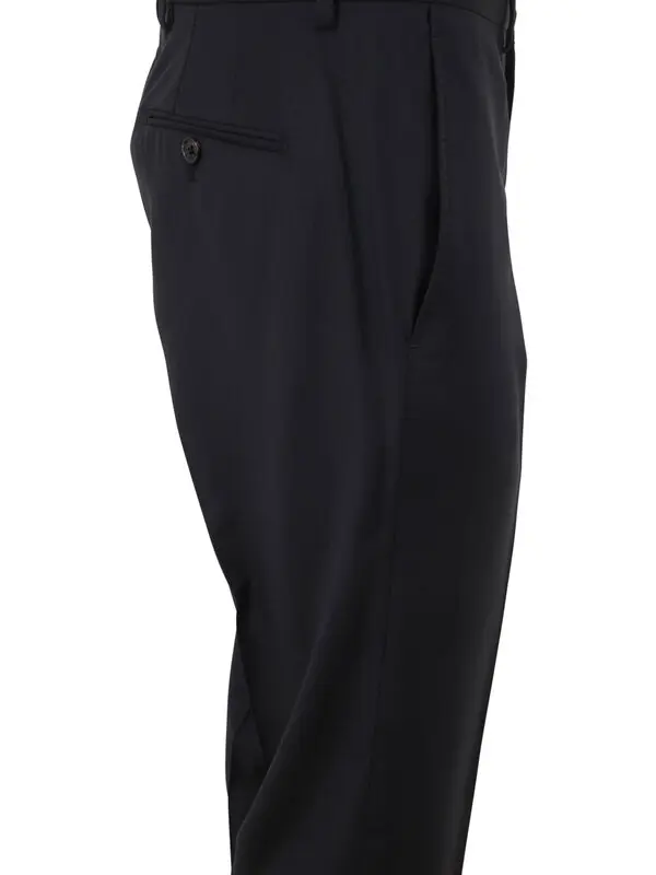 LANVIN Virgin Wool Cigarette Trousers