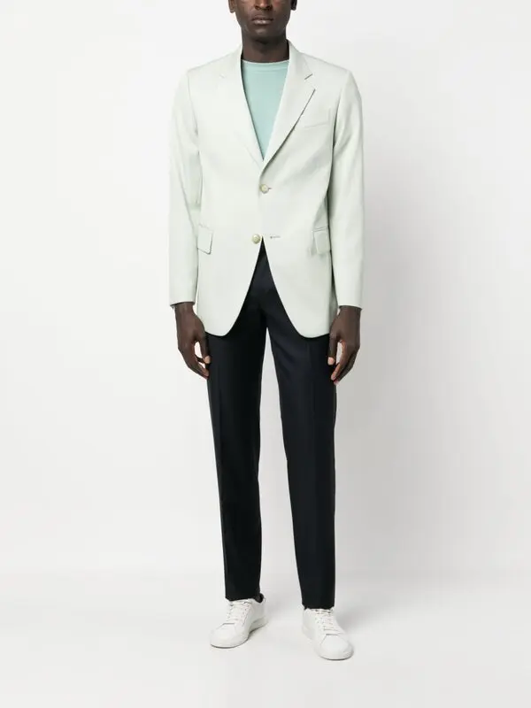 LANVIN Virgin Wool Cigarette Trousers