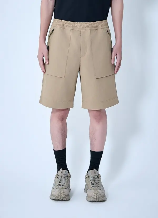 Moncler Elasticated Waist Cargo Shorts