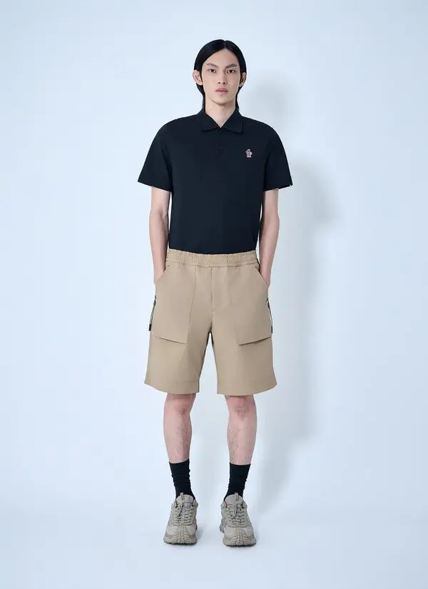 Moncler Elasticated Waist Cargo Shorts