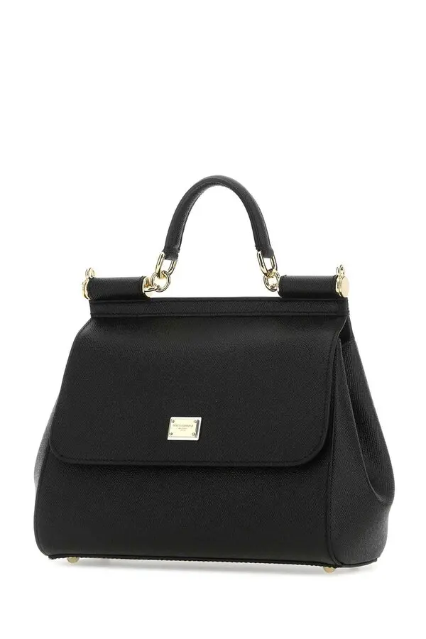 Dolce & Gabbana Leather Medium Sicily Handbag