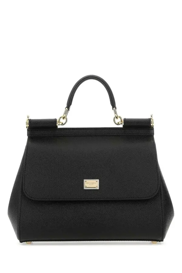 Dolce & Gabbana Leather Medium Sicily Handbag