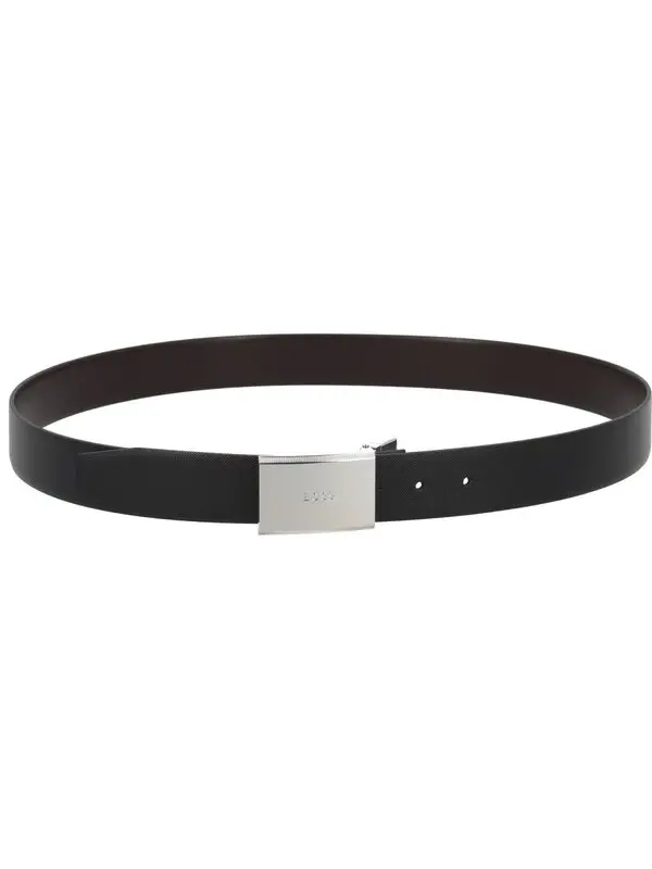 BOSS Gert-d Leather Belt - Black