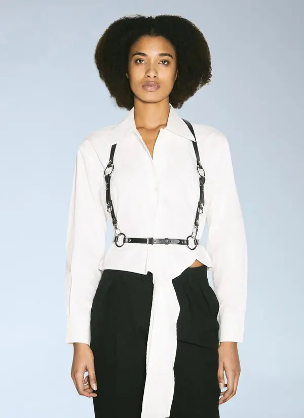 VIVIENNE WESTWOOD Studded Leather Harness Belt
