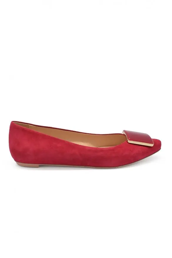 TOD'S Suede Ballet Flats