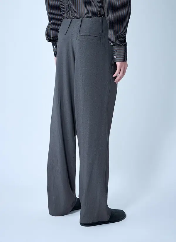 VIVIENNE WESTWOOD Asymmetrical Draped Wide Leg Trousers