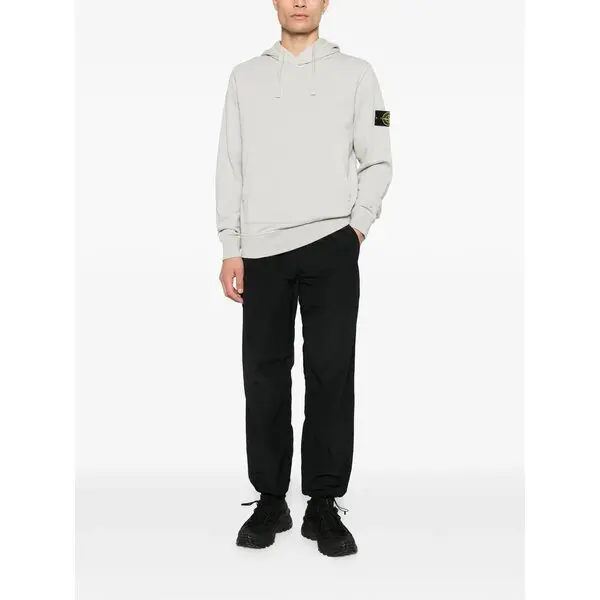 Stone Island Hooded Sweatshirt - Gray