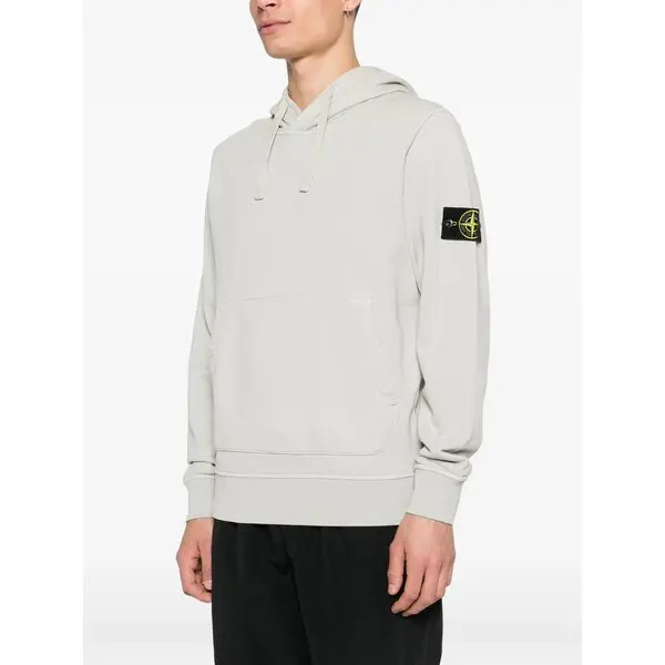 Stone Island Hooded Sweatshirt - Gray