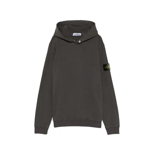 Stone Island Hooded Sweatshirt - Gray