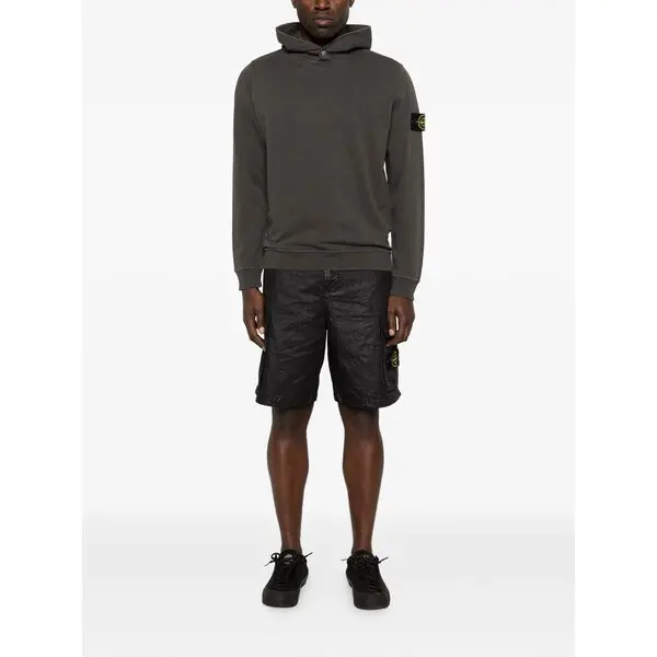 Stone Island Hooded Sweatshirt - Gray