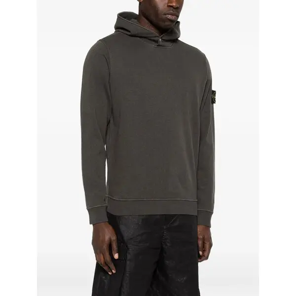 Stone Island Hooded Sweatshirt - Gray