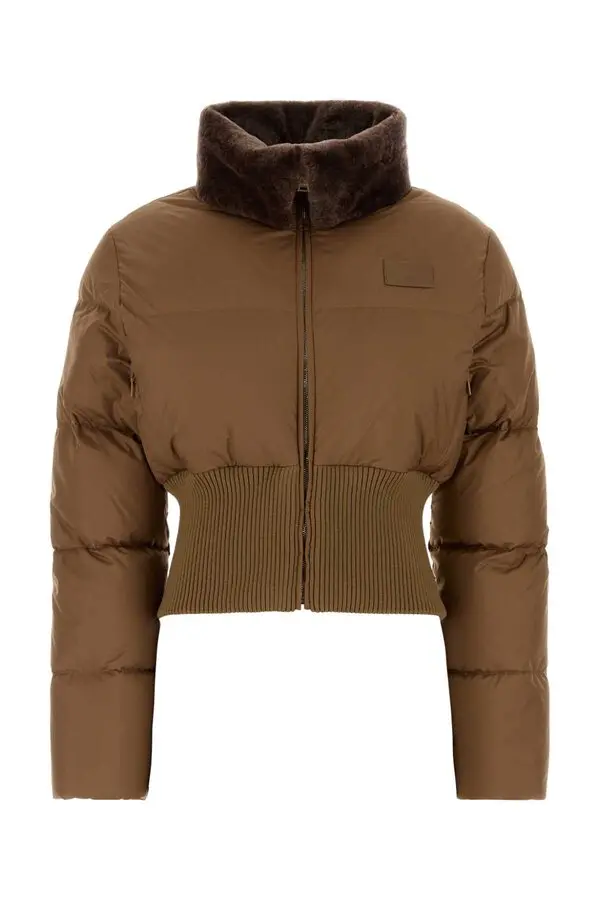 Fendi Padded Down Jacket - Brown