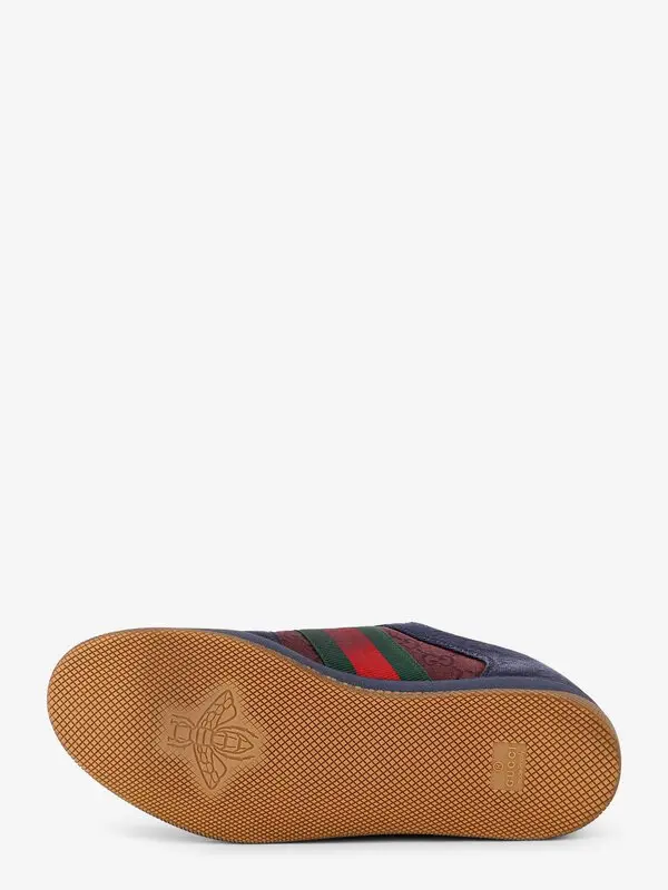 Gucci Gg Bicolor Fabric Sneakers - Blue