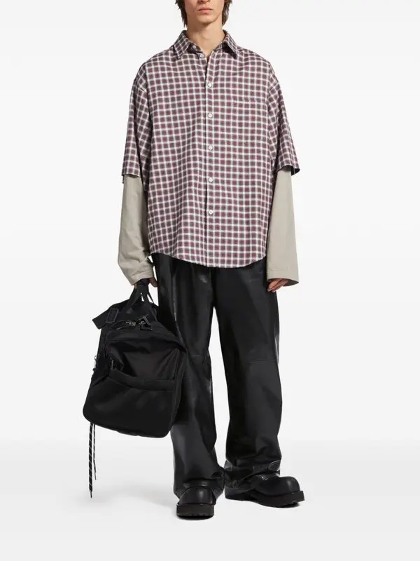 Balenciaga Checked Cotton Shirt