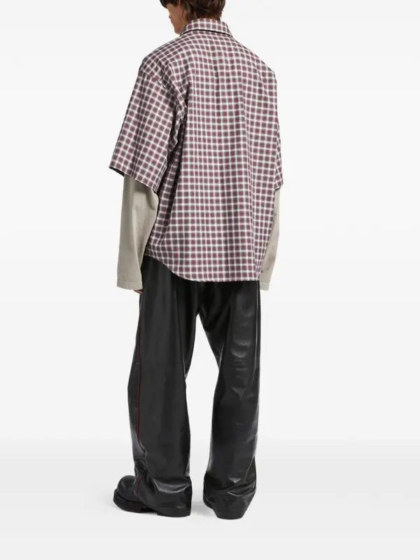 Balenciaga Checked Cotton Shirt